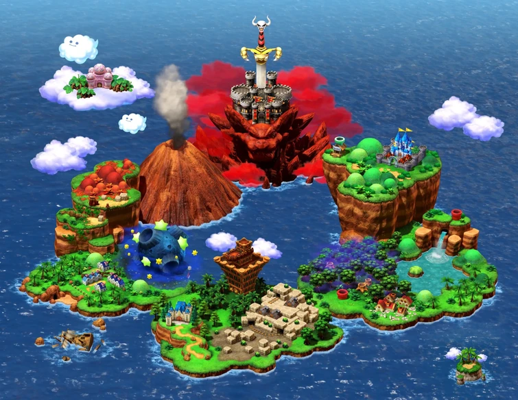 Super Mario RPG (Remake) Full World Map | Fandom