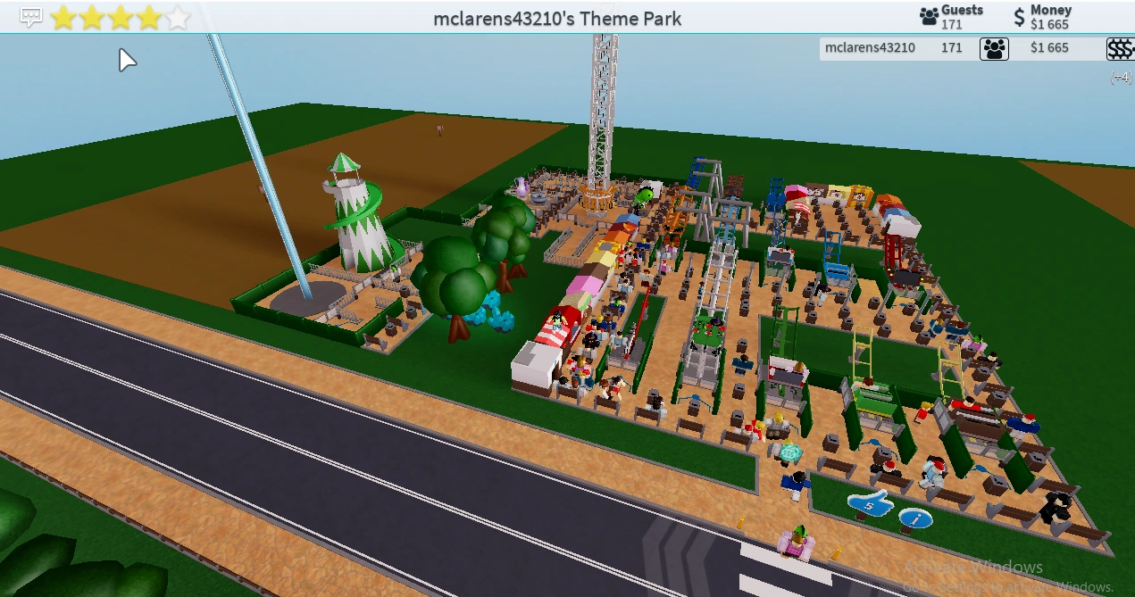 theme park tycoon 2 5 stars | Fandom
