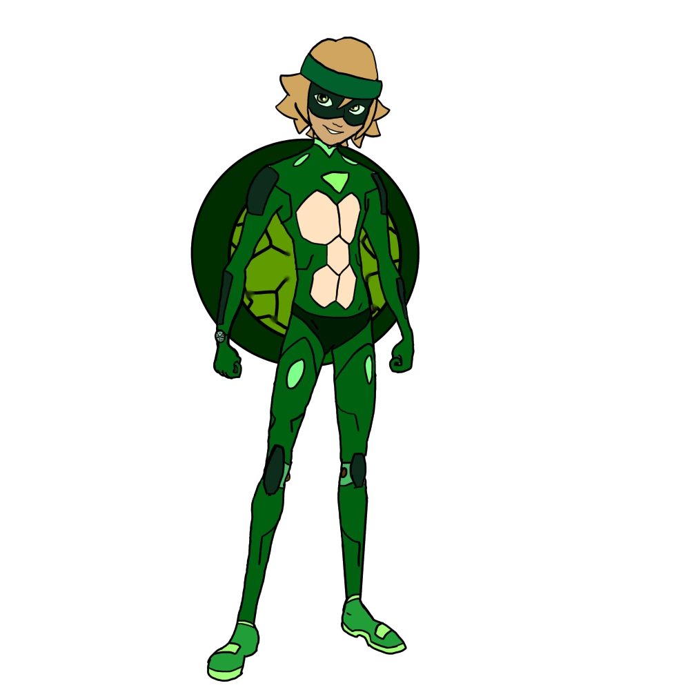 Another... Adrien with the Turtle Miraculous and Marinette with the Pig ...