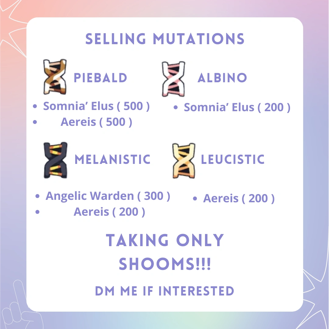 Selling mutations !!! | Fandom