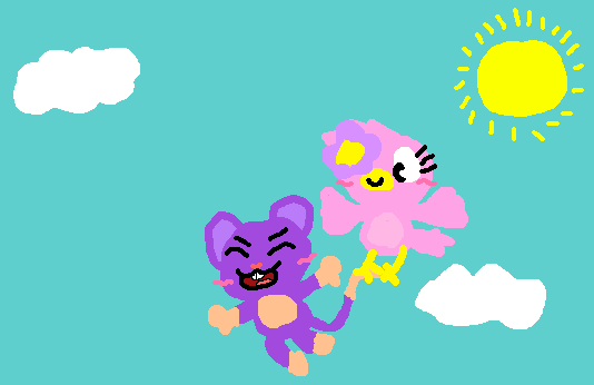 Purple-face x Flower. (My sister's HTF OCs.) | Fandom