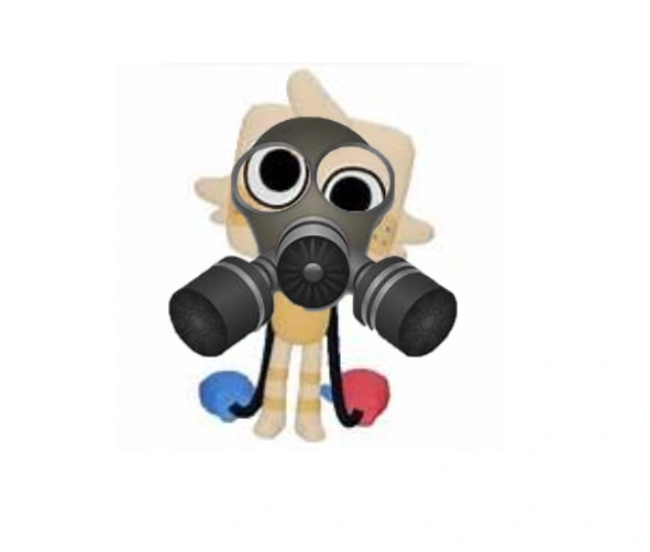 Goob in a gas mask | Fandom