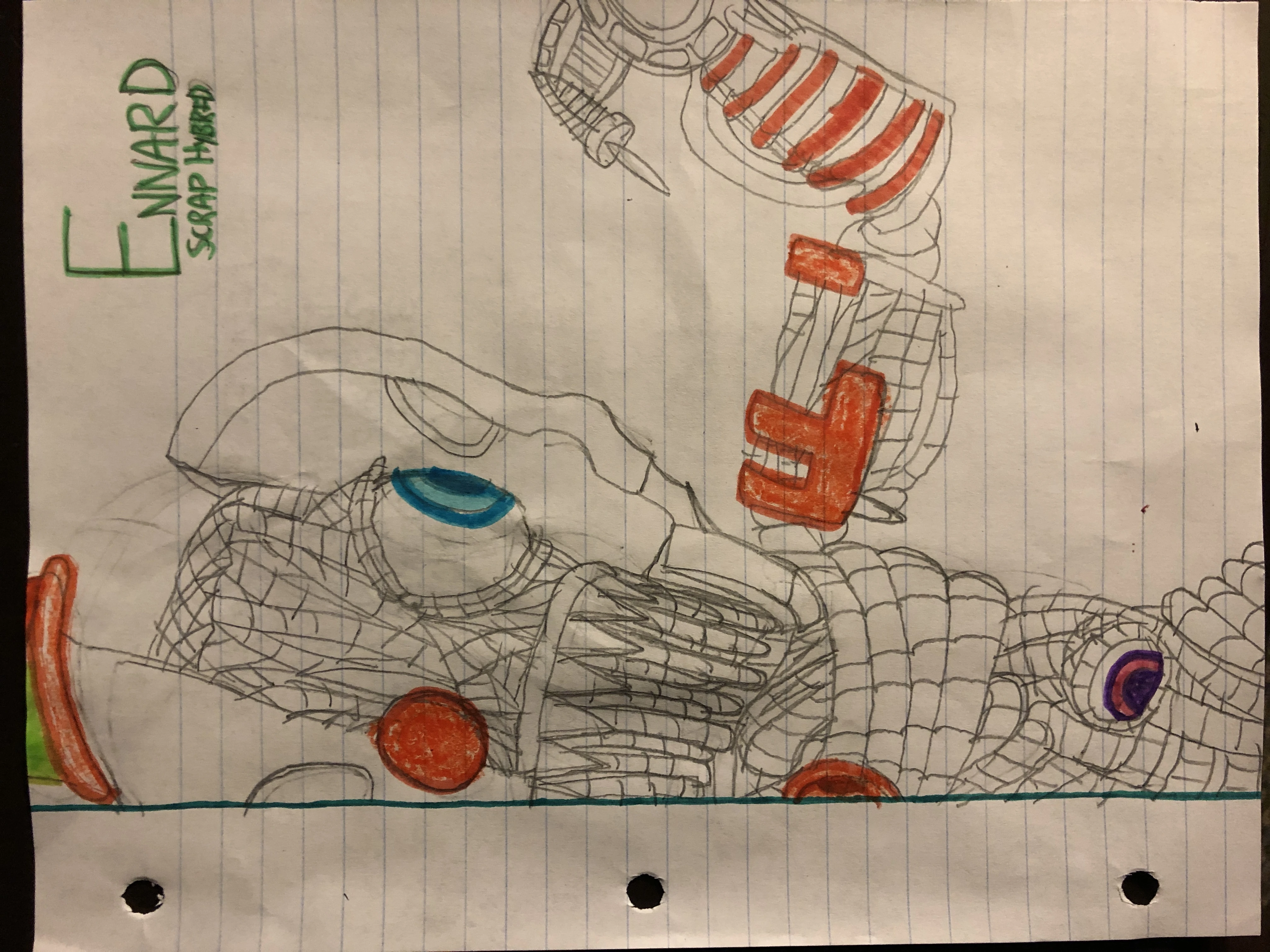 Scrap Ennard Hybrid drawing | Fandom