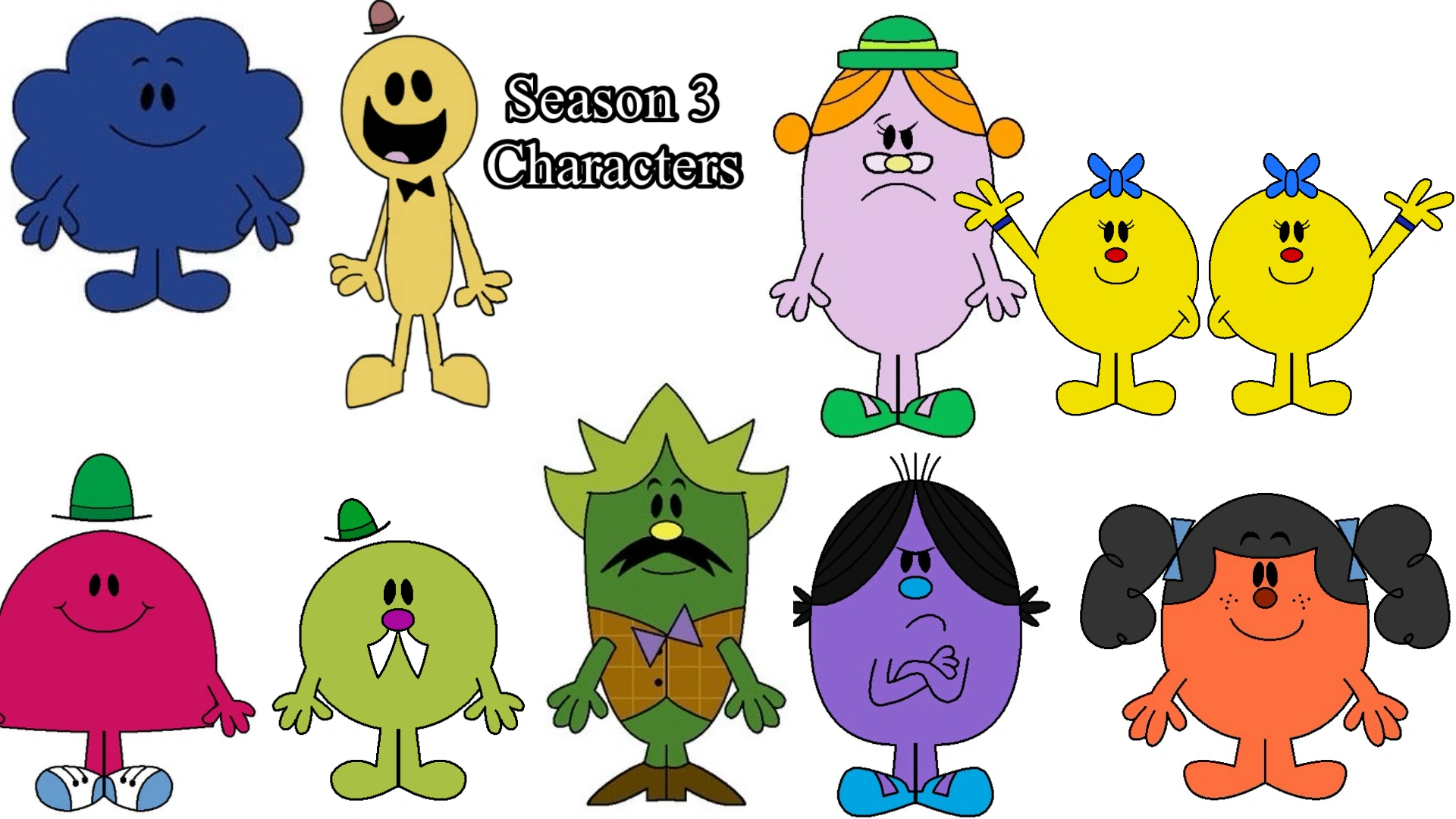 The Mr Men Show Season 3 character ideas | Fandom