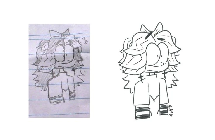 i swear theres a difference between my irl and digital styles | Fandom