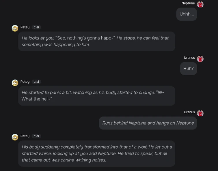 I made him turn into a wolf?!? | Fandom