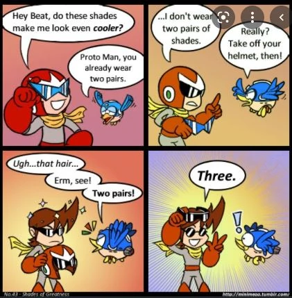When Proto Man has too many shades | Fandom