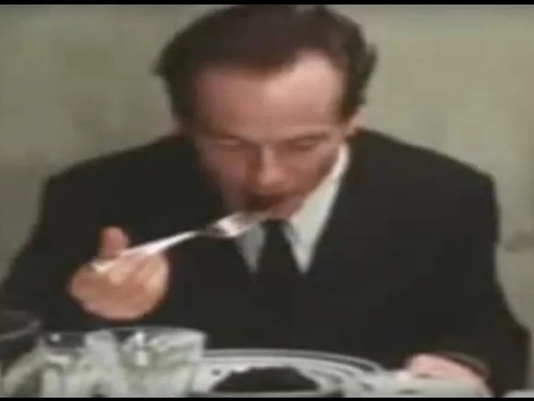 I believe this is where GA-styled rants got “the characters like to eat ...