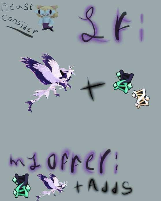 still looking + selling/trading void material!(NOT the plushie!) also Lf vamp mat, +auctioning ...