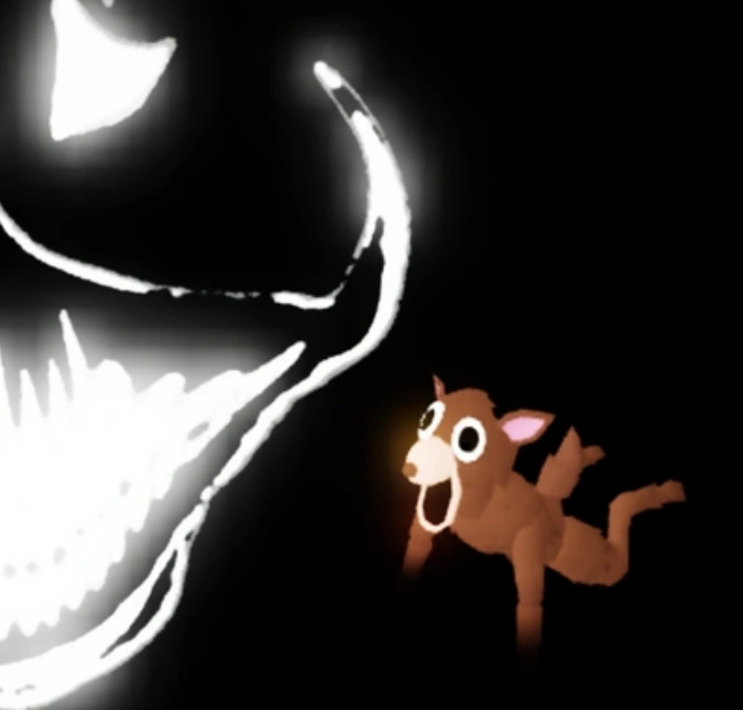 what is this entity next to dog on the page | Fandom