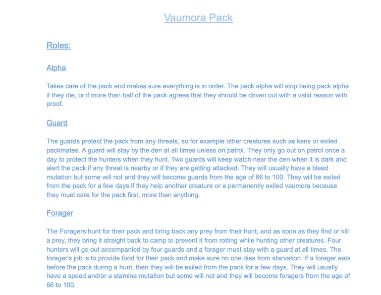 Vaumora Pack | Fandom