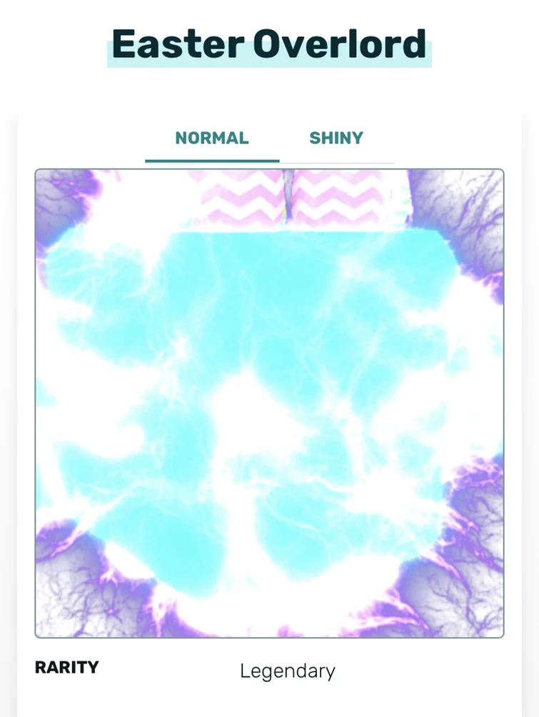 I have an Easter overlord for trade if anyone wants to offer for it ...