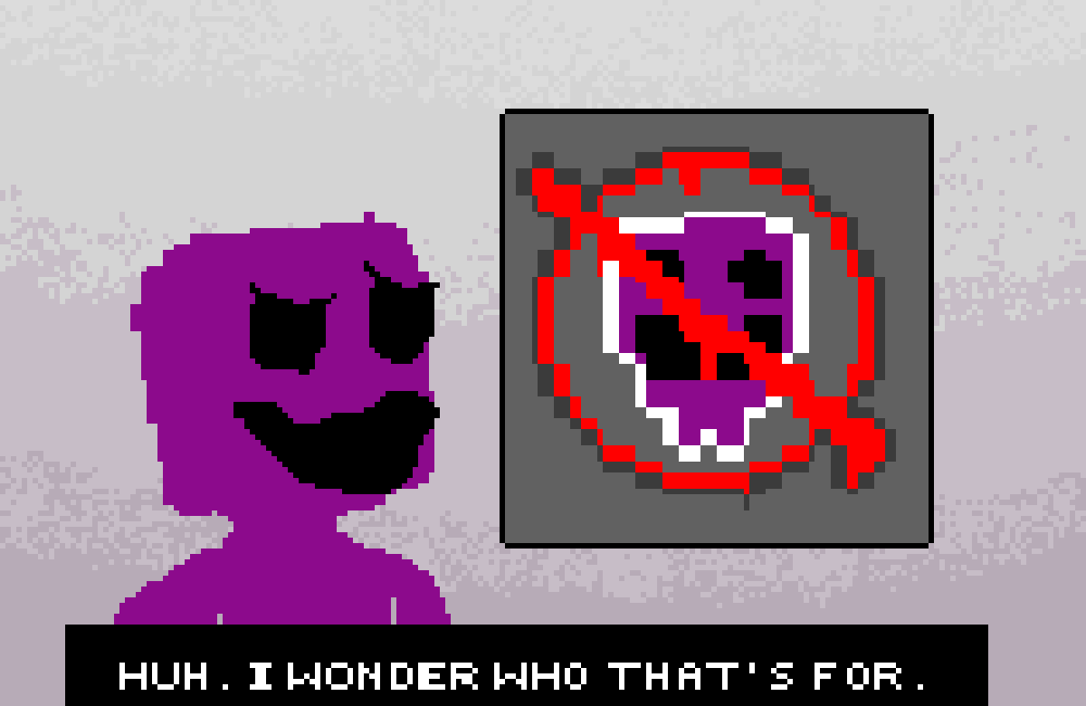 No purple guys allowed | Fandom