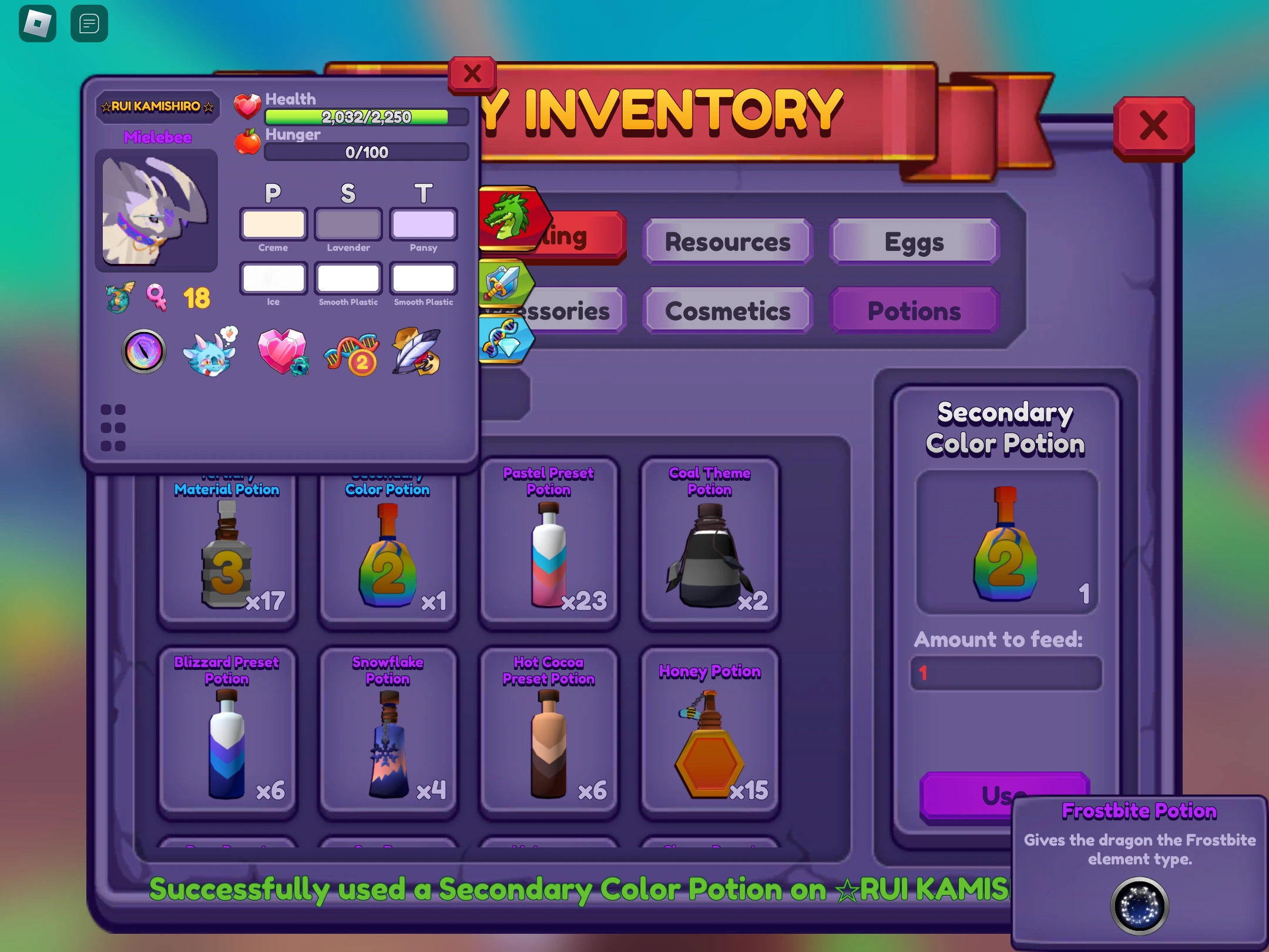 first I rolled a snowflake for my pink calcite bee… NOW THE PFT TOO ...