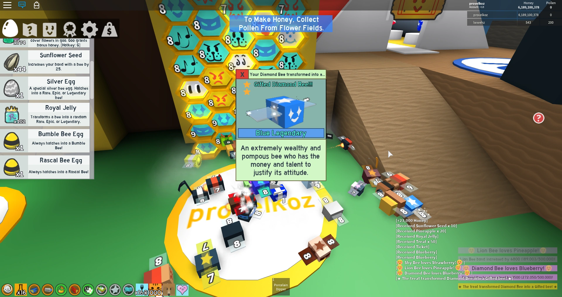 Well got another gifted from a treat | Discussions | Bee Swarm ...