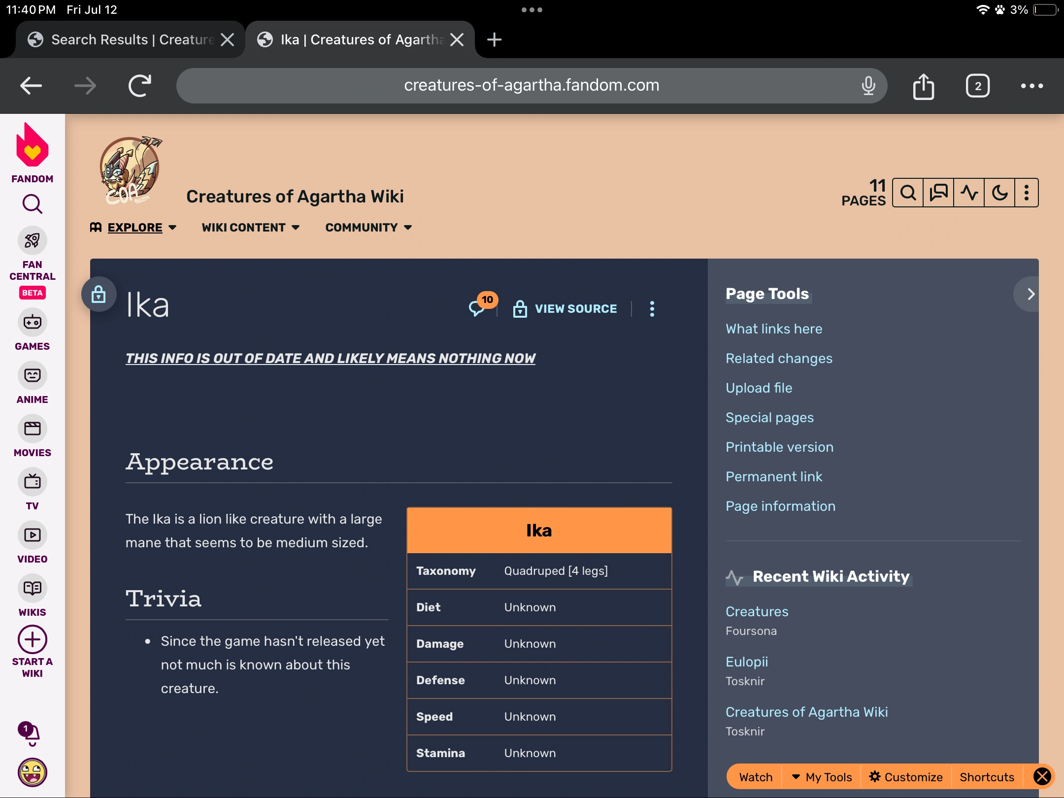 lost creature?? | Fandom