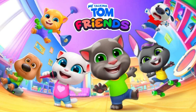My Talking Tom Friends Logo Background Old And New | Fandom