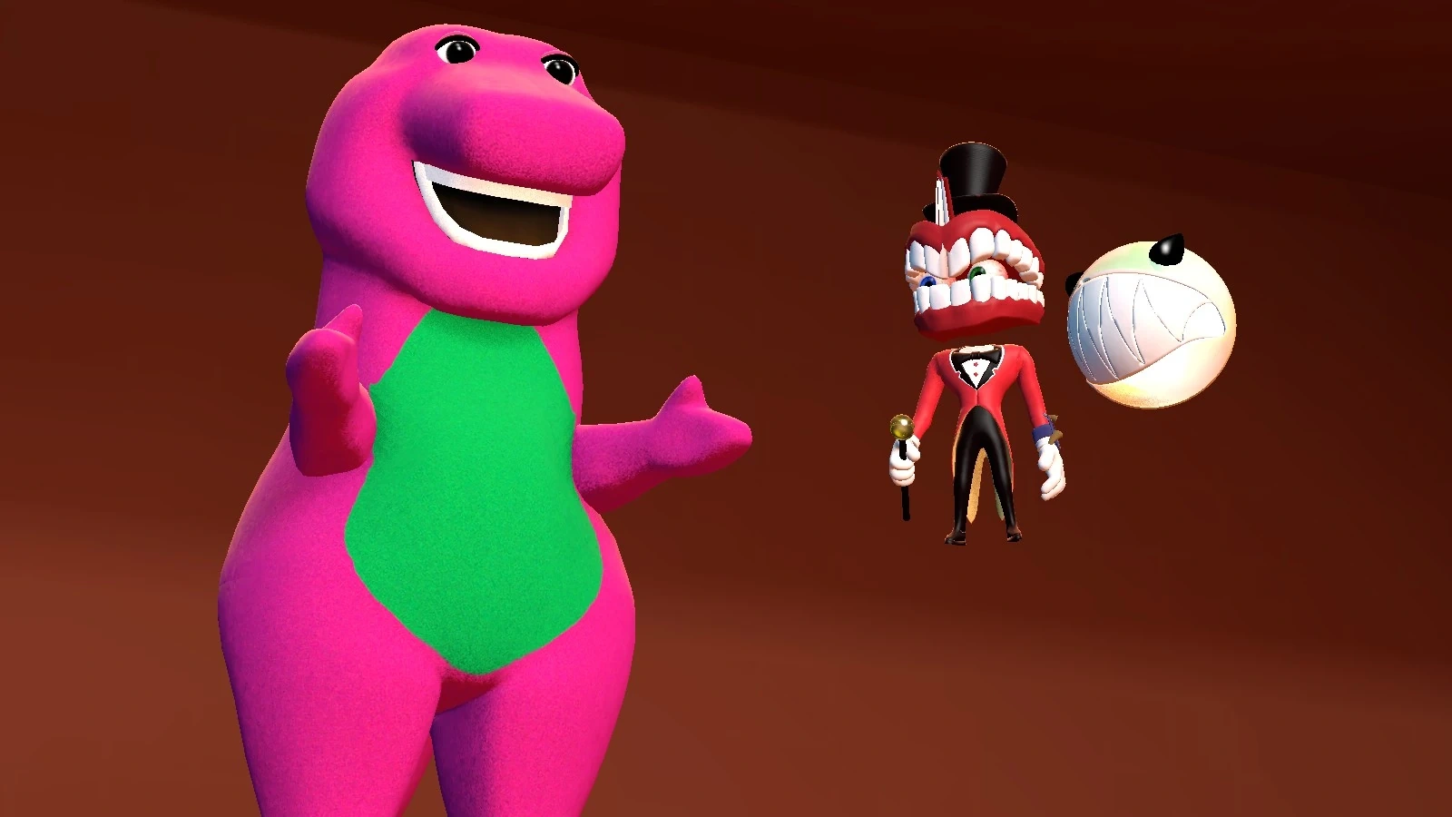Barney the Dinosaur in the Digital Circus! | Fandom