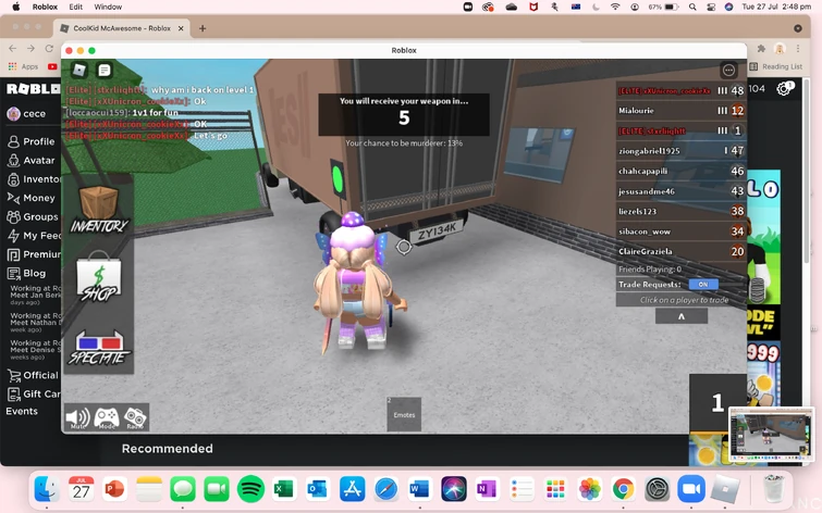 my mm2 level reset from 99 to 1 so now i cant prestige, anyone know how ...