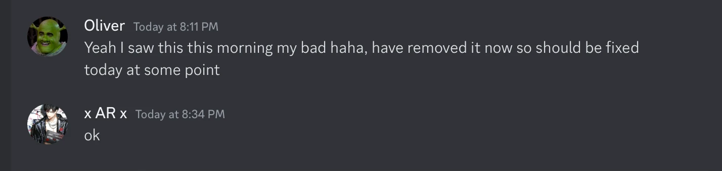 Oliver fixed it | Fandom