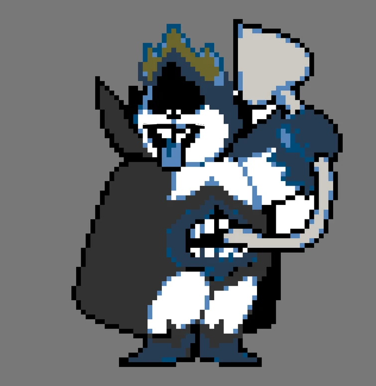 some deltafell sprites i made (ralsie and jevil looked better in my ...