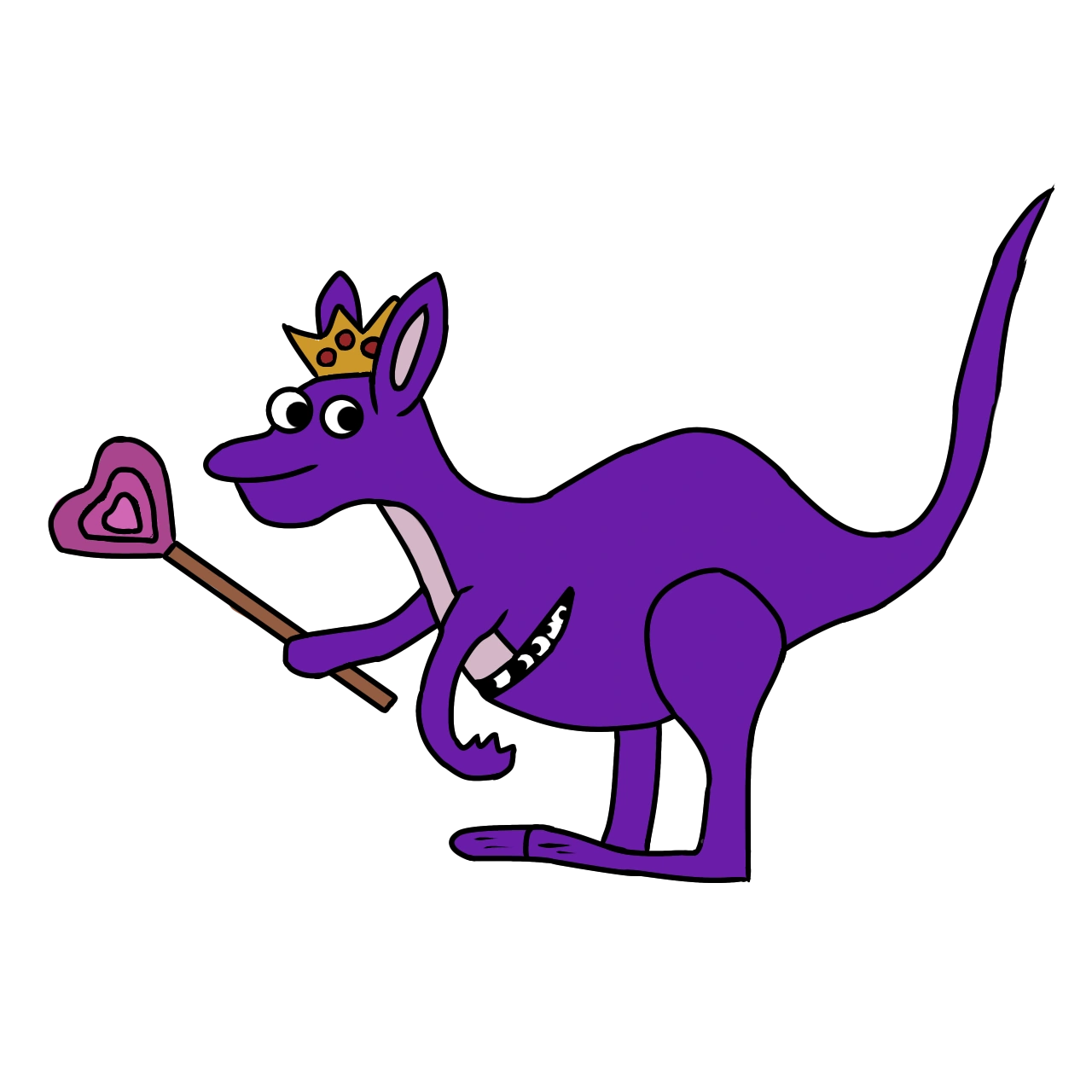 I made a high resolution transparent version of the Kangaroos Depiction ...