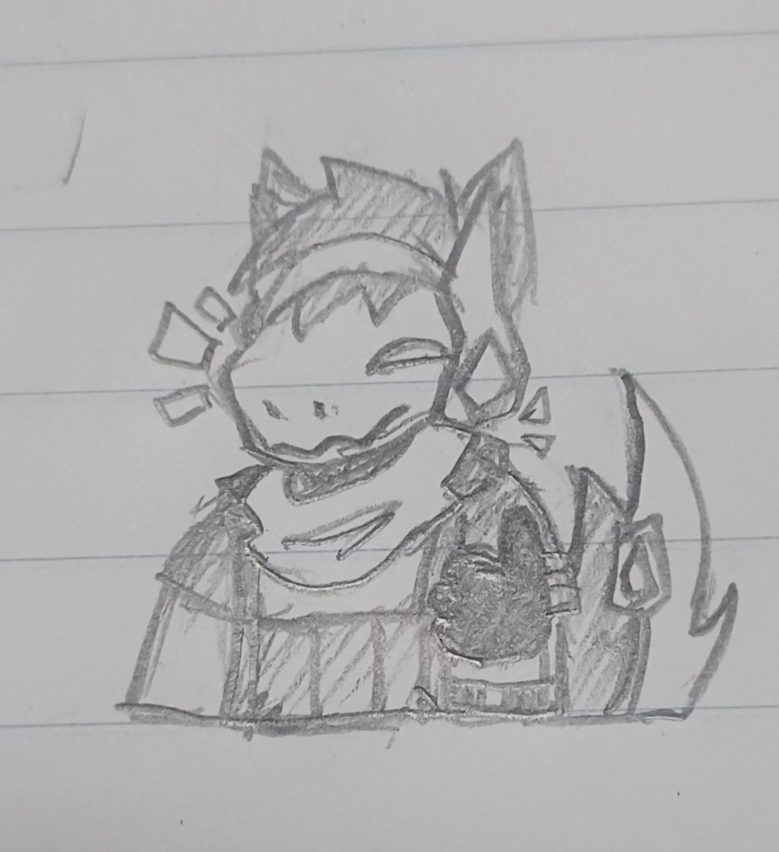 redraw of protogen cobalt a year later (repost) | Fandom