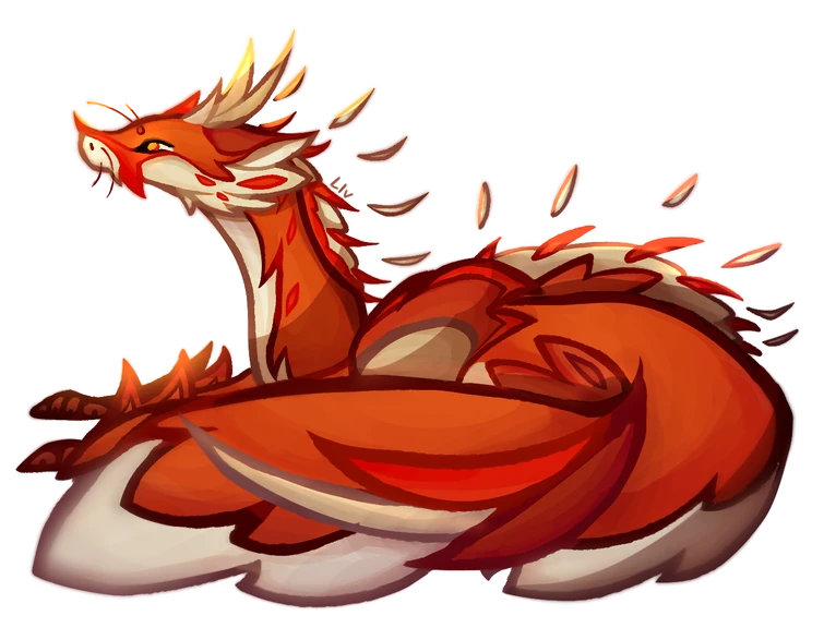 day 1 of drawing dragon adventures dragons: vulpiruth 🦊🦊 | Fandom
