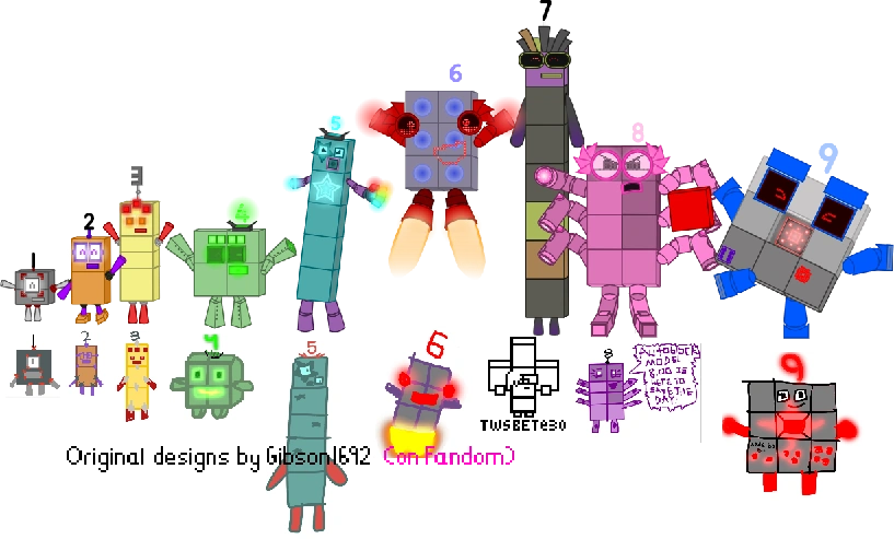Robotic Numberblocks 8-9 | Fandom
