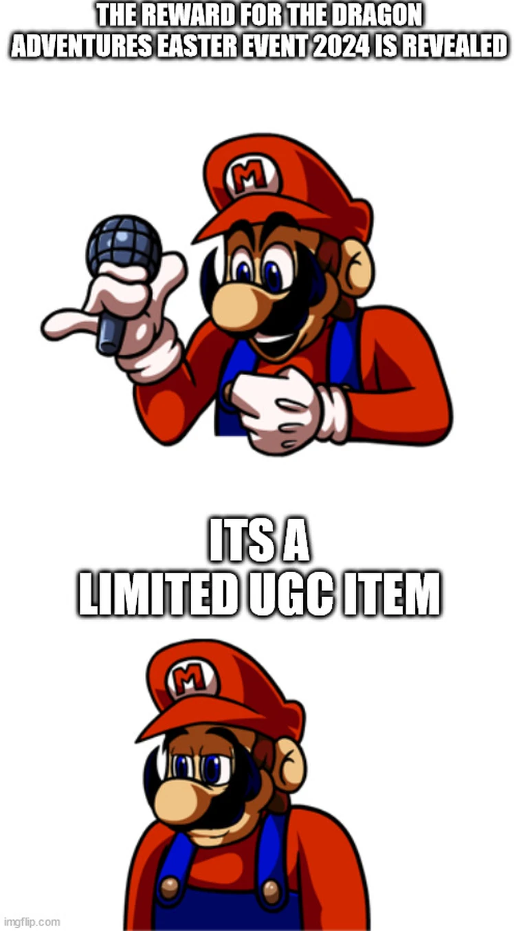 It sickens me knowing limited UGC will become the norm for event rewards (click for full image ...