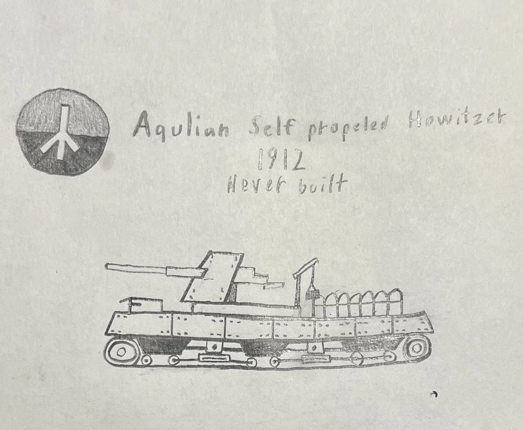 Aquilan Self propelled Howitzer, 1912 | Fandom