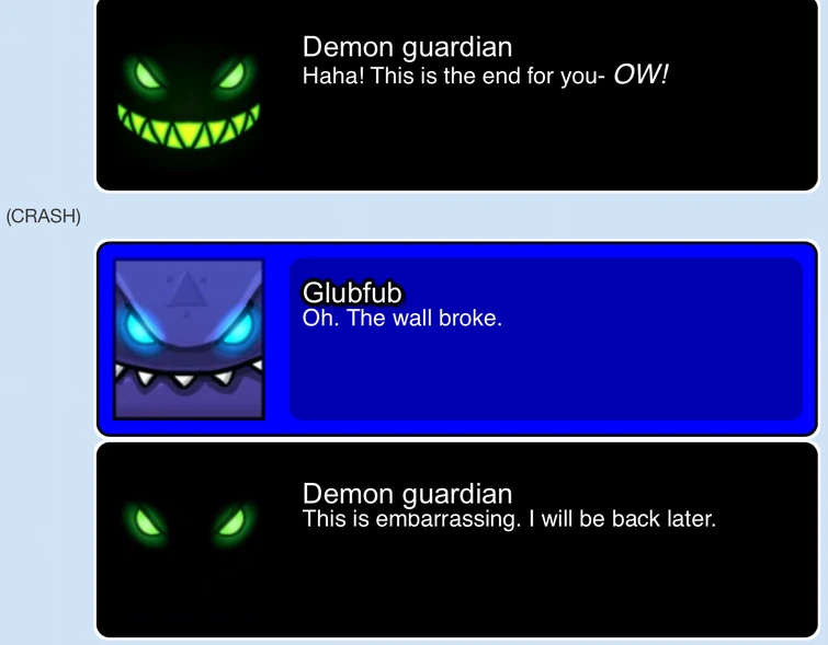 Extremely rare footage of the demon guardian feeling something other ...