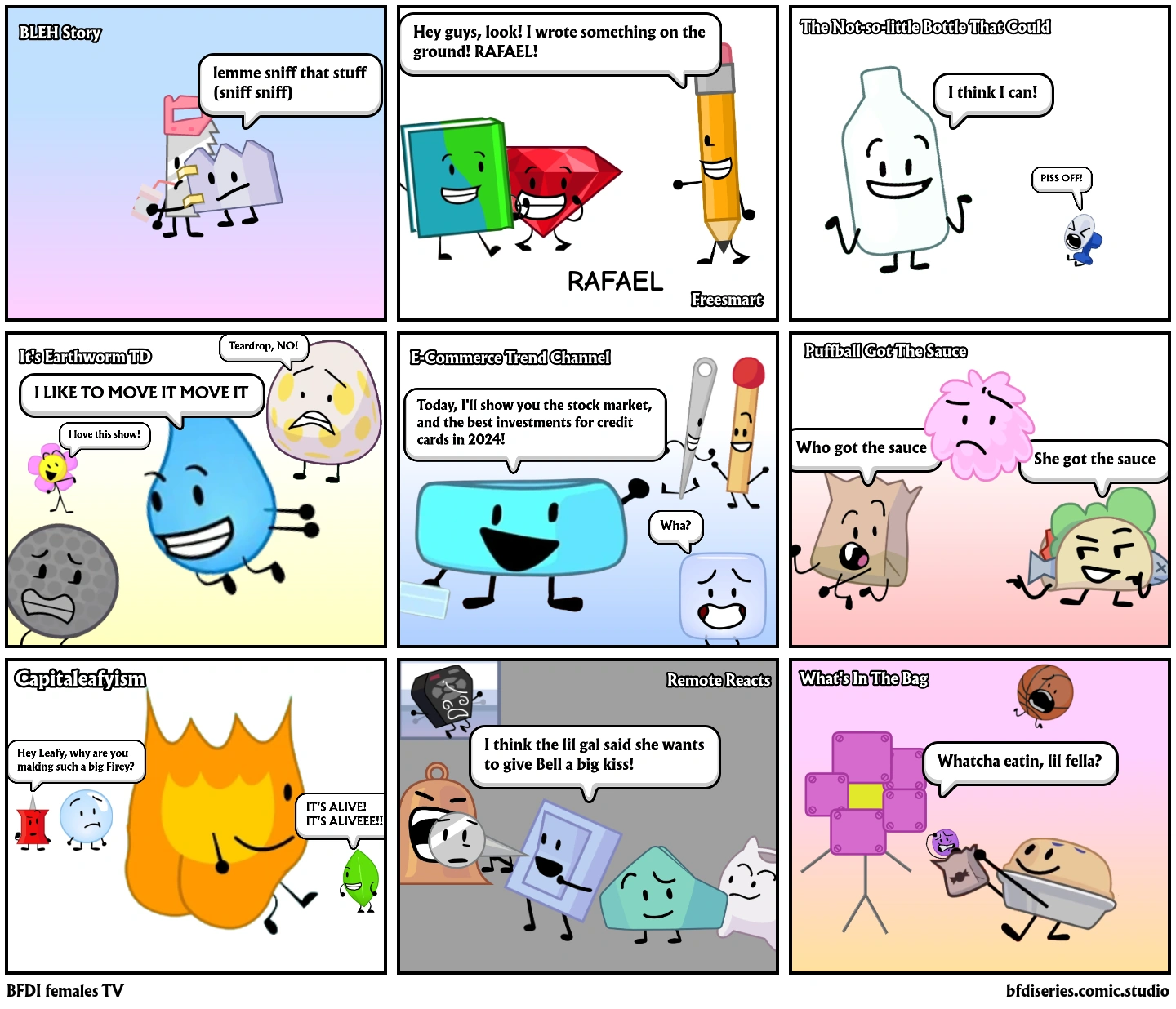 BFDI TV female channels woo! | Fandom