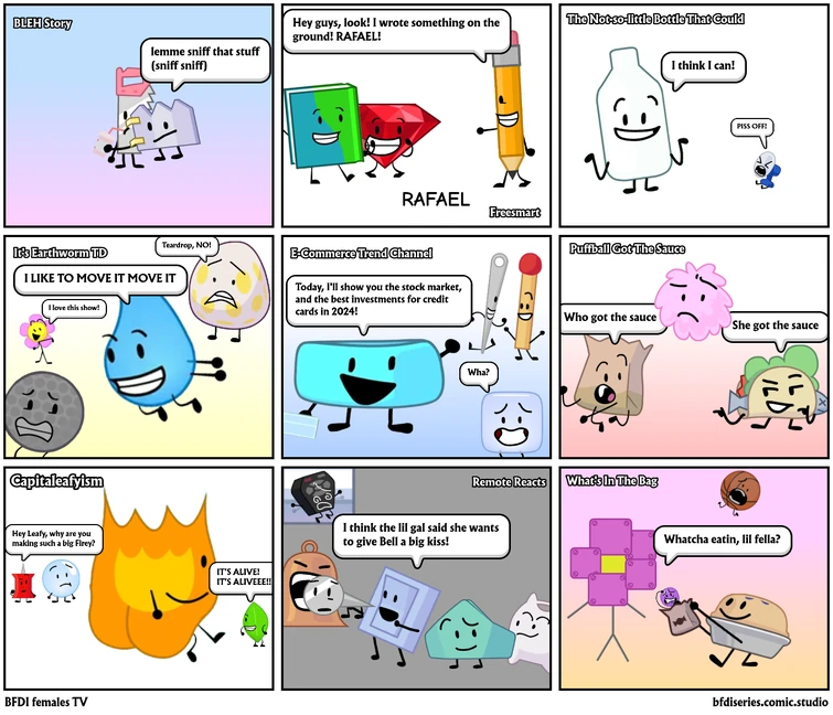 BFDI TV female channels woo! | Fandom