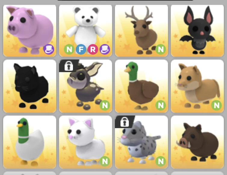 trading (all of the singular pets are in sets of 4 all fg) | Fandom