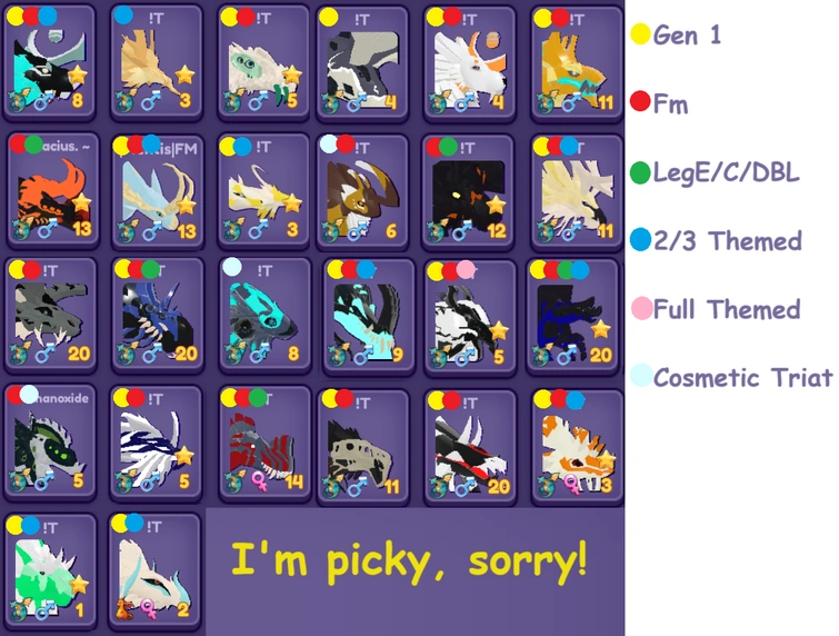 Trade Error Hex, and more than 20 Dragons! 🙏🏻 | Fandom