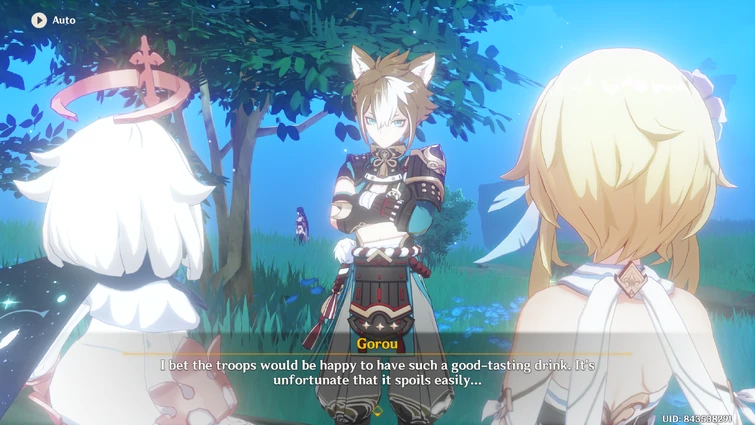 (spoilers for the new flagship event)i can't wait for gorou's reaction ...