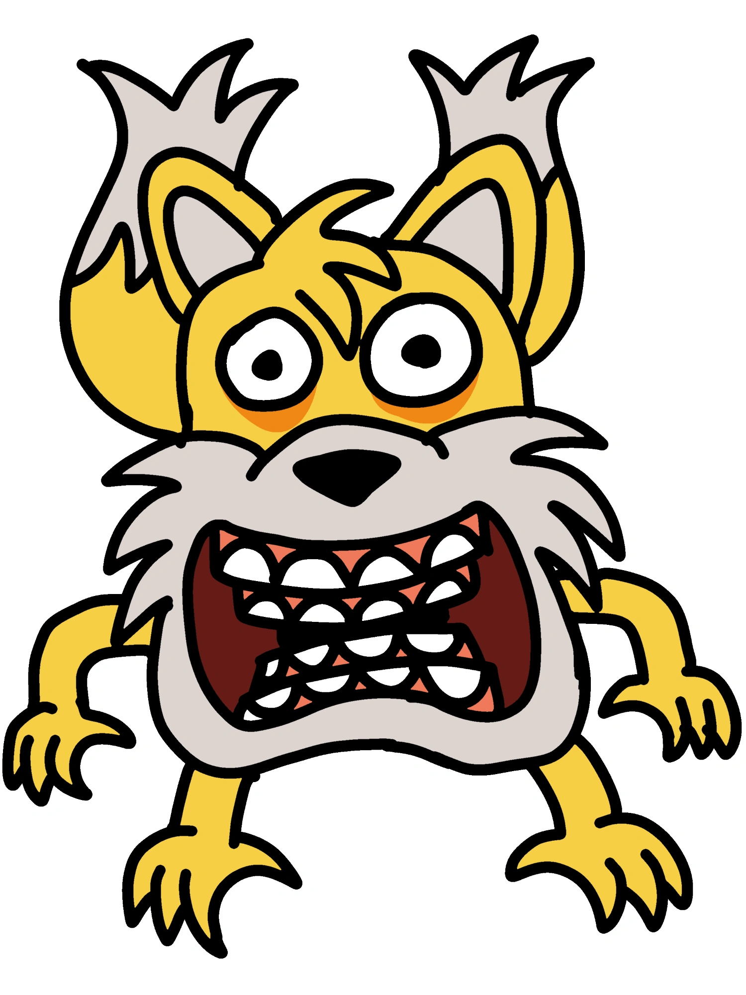 My drawing of Shin Tails | Fandom