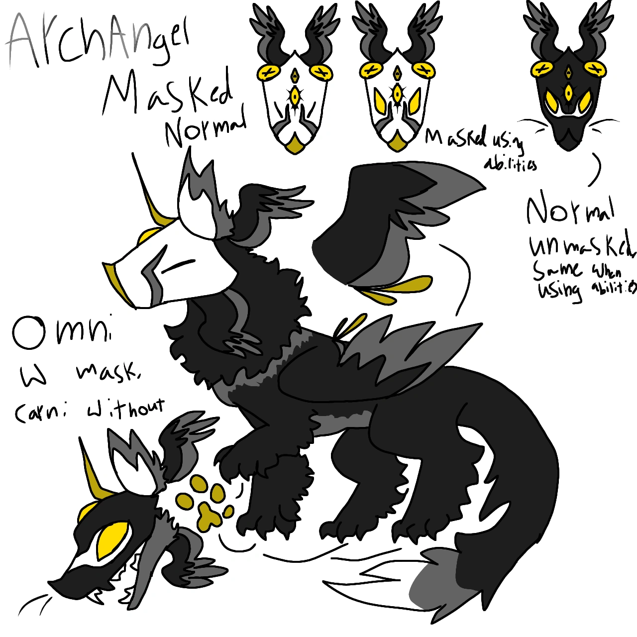 Rate my aeries oc from 1-10 (they're not a normal aeries please trust ...