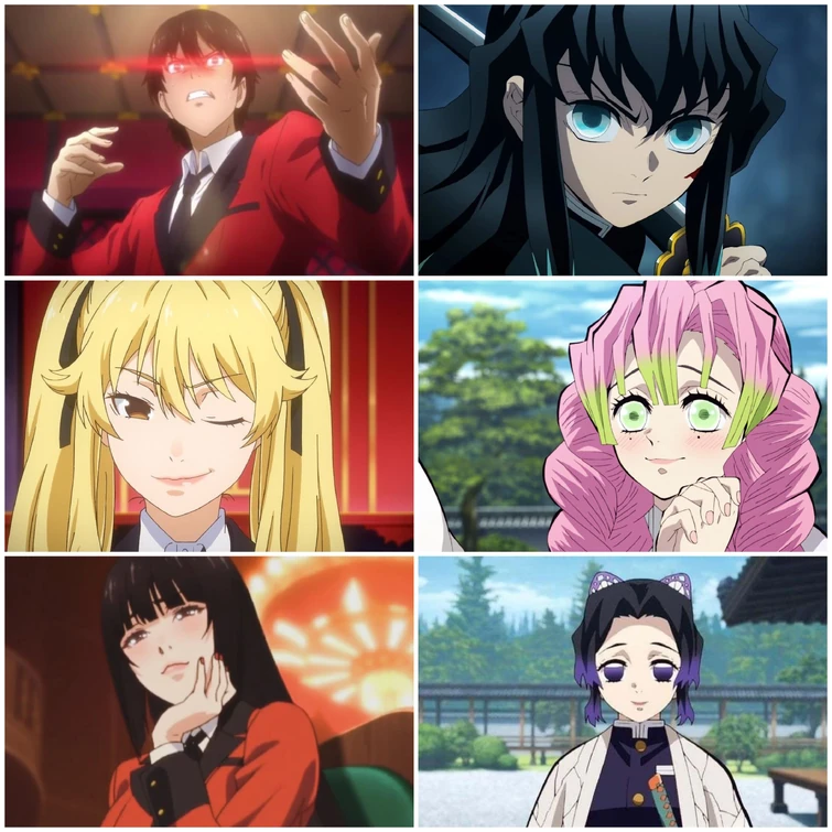 In the first category the same voice actor in Japanese and in the second category the same voice ...