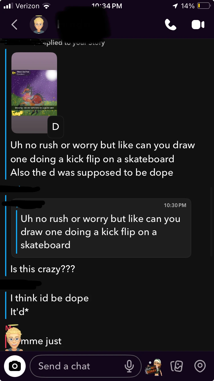 I posted my vulp drawing on my snap story and.. | Fandom