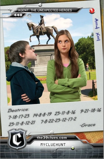 Card 448: The Unexpected Heroes | The 39 Clues Wiki | Fandom