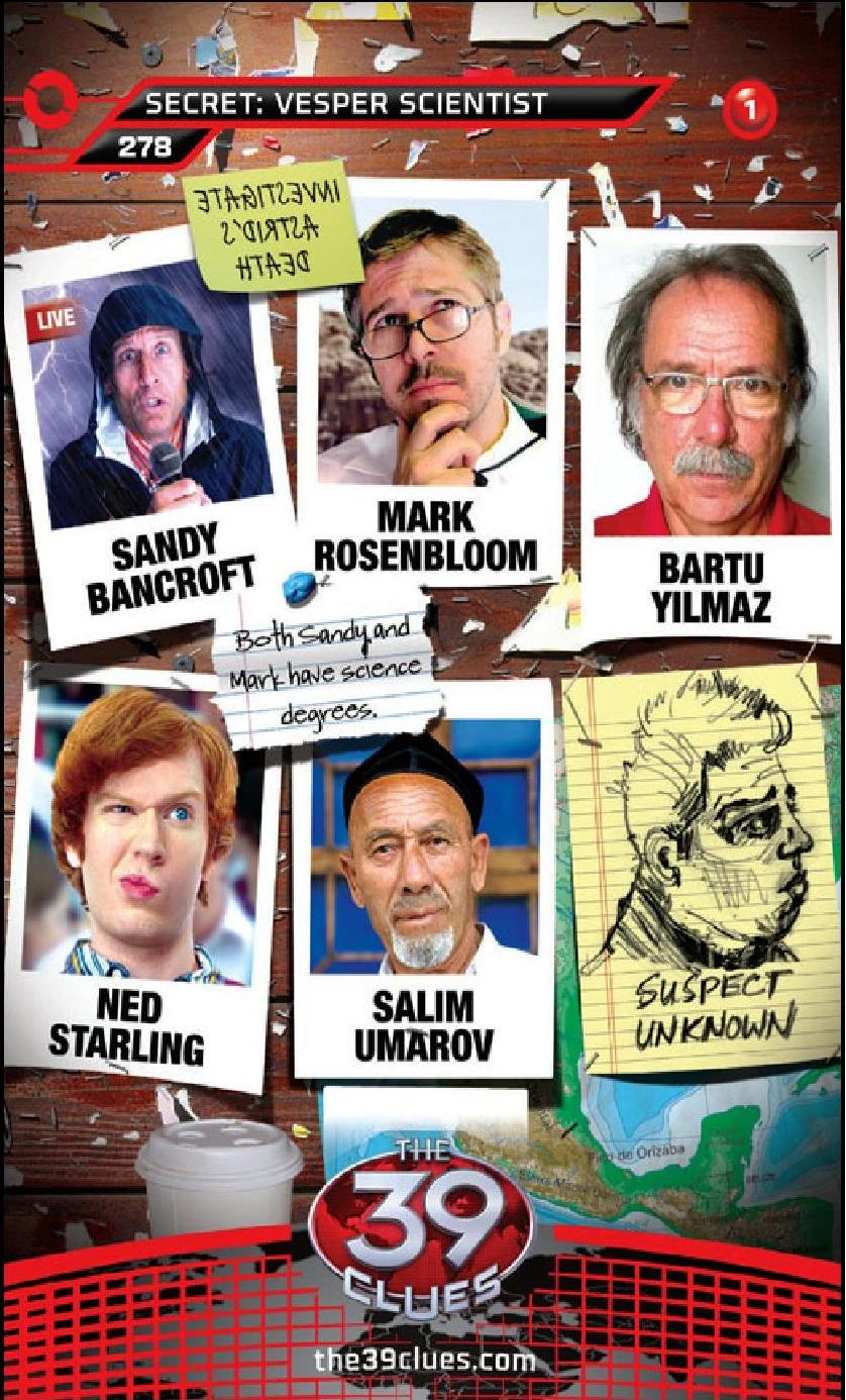 Card 278: Vesper Scientist | The 39 Clues Wiki | Fandom