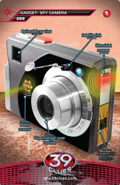 Card 268: Spy Camera | The 39 Clues Wiki | Fandom