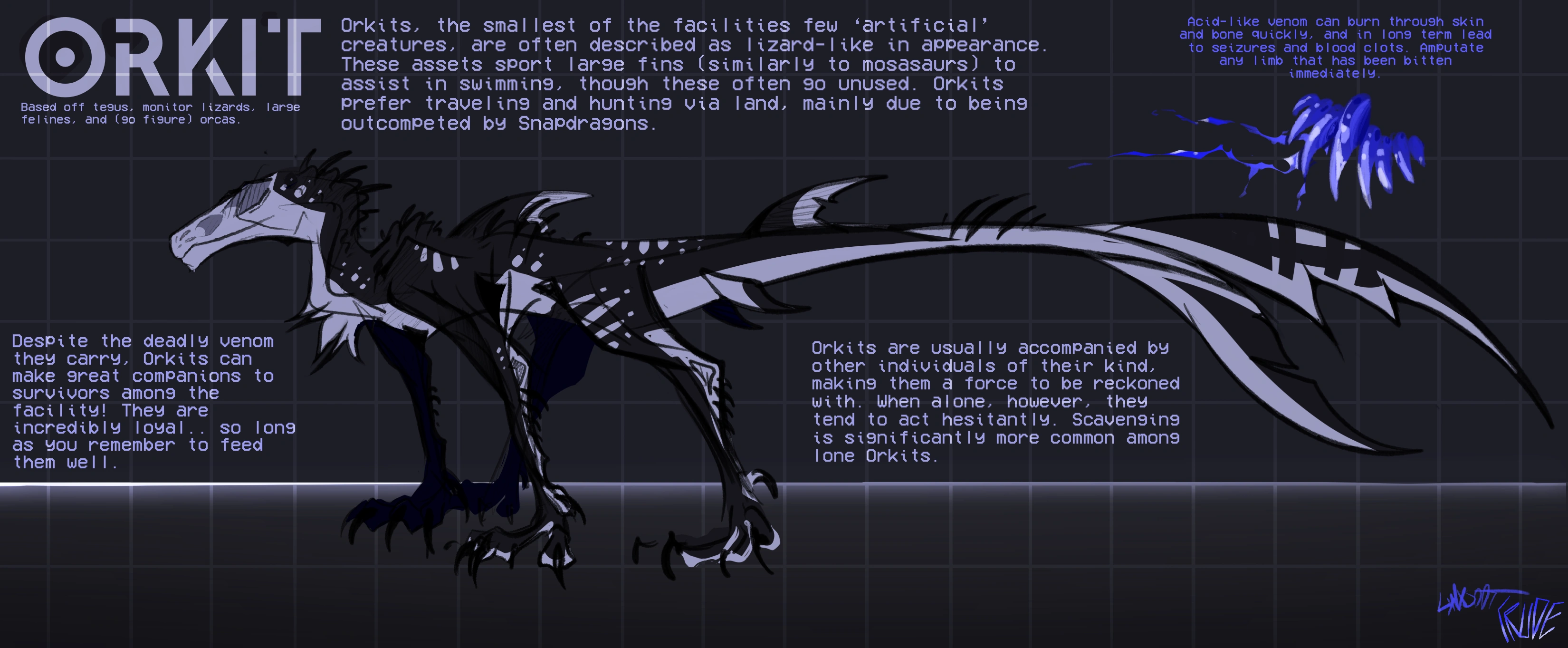 mosasaur monitor lizard orca thing | Fandom