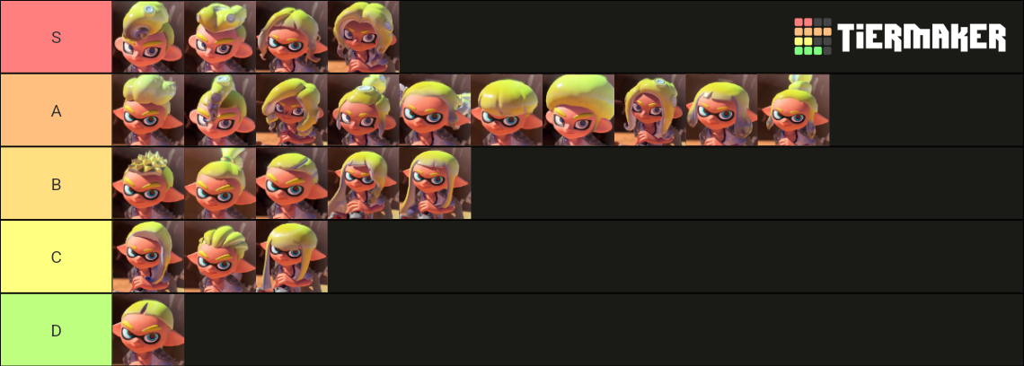 My Personal Ranking On All Splatoon 3 Hairstyles Fandom