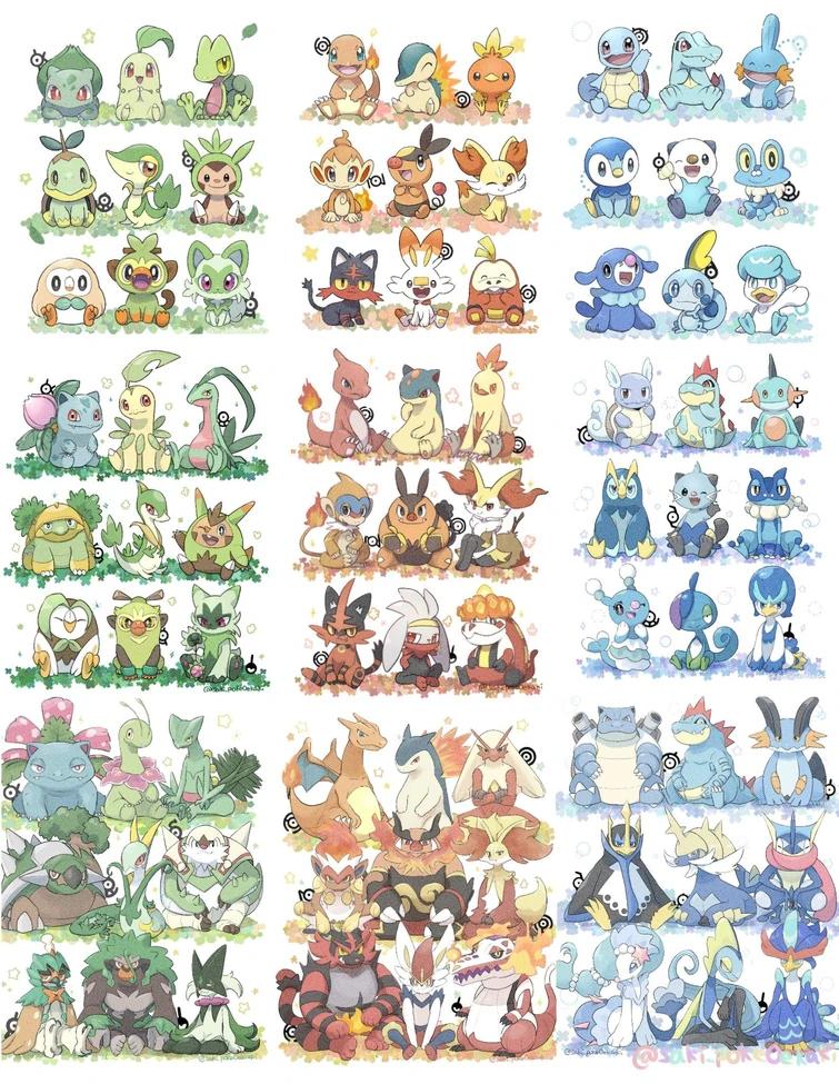 What's The Best Type of Starter.... Grass, Fire, or Water? | Fandom