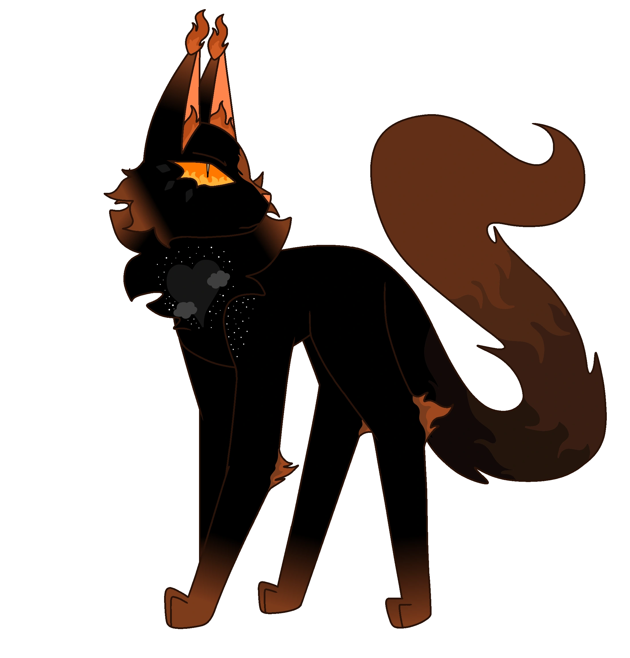 idk if there's any warrior cats fans here but here's my design for ...
