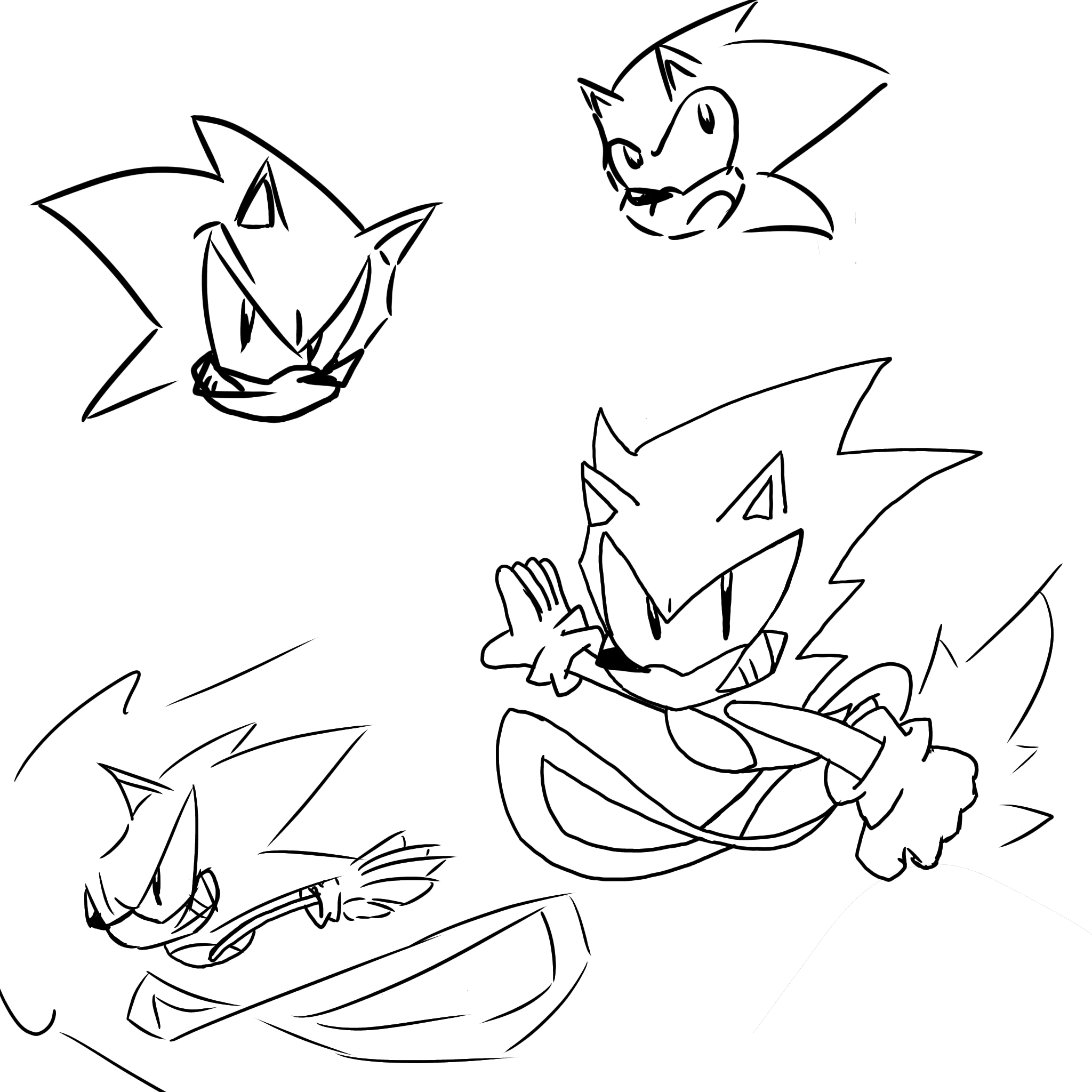 i finally got my step-sister to draw sonic :DD | Fandom