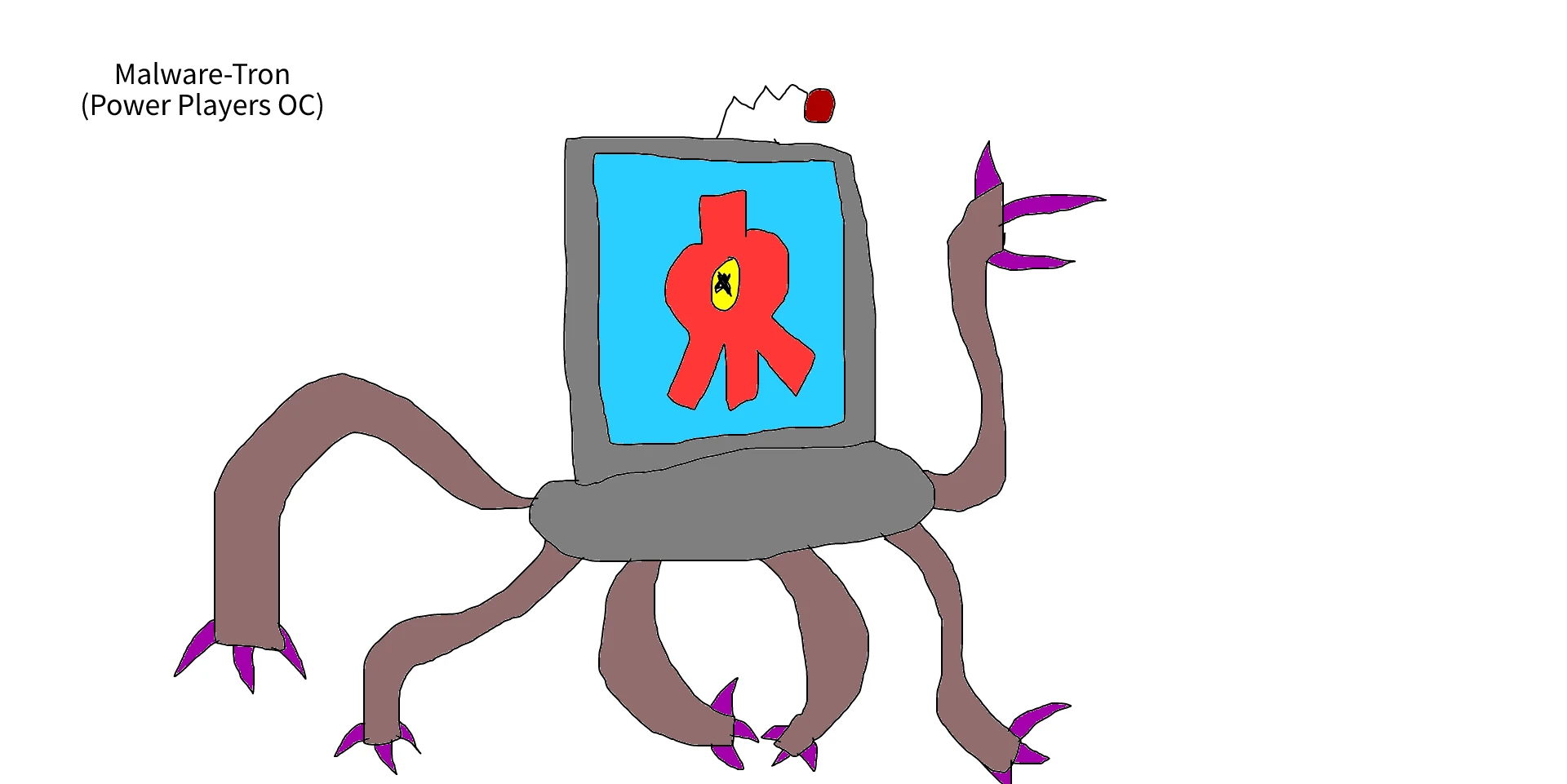 Malware-Tron (Power Players OC) | Fandom